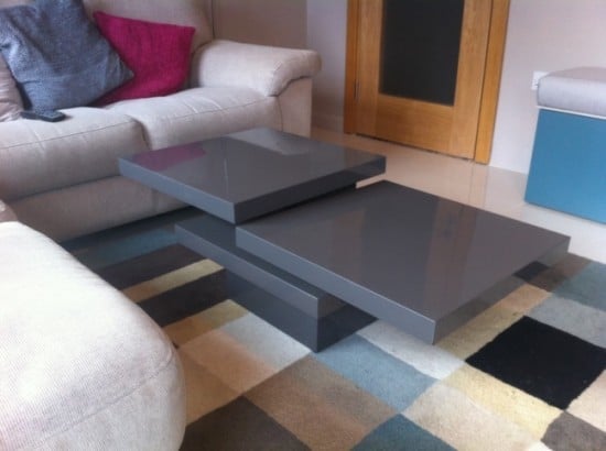 Multi-configuration Rotating Coffee Table - IKEA Hackers