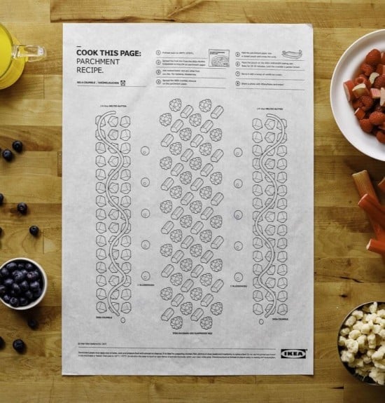 Cook This Page is IKEA’s brilliant cooking hack
