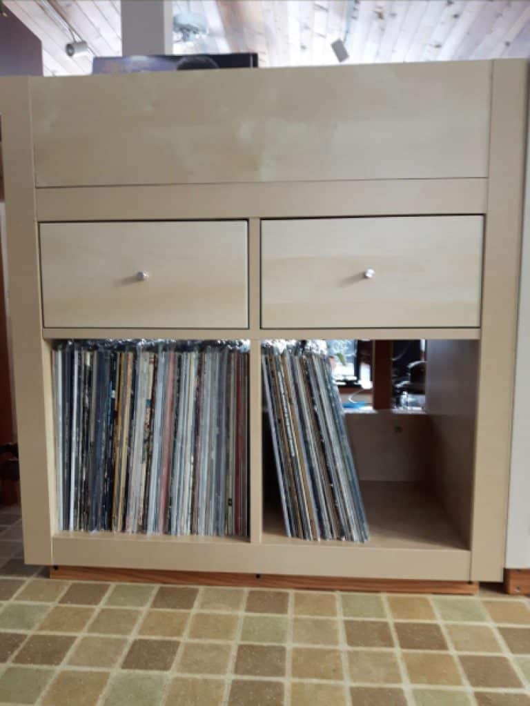 How to hack a store-like vinyl record storage cabinet - IKEA Hackers